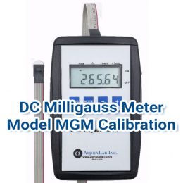 MGM DC Milligauss Meter Calibration - AlphaLab, Inc.