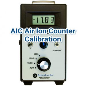 AIC Air Ion Counter Calibration - AlphaLab, Inc.