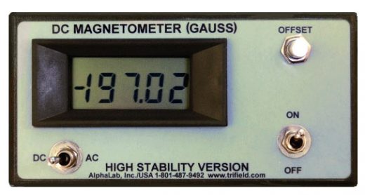 DC Magnetometer (Gauss) High Stability - AlphaLab, Inc.