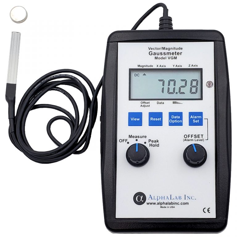 Vector/Magnitude Gauss Meter Model VGM - AlphaLab, Inc.