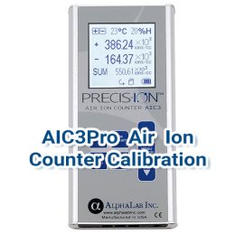 AIC3Pro Air Ion Counter Calibration - AlphaLab, Inc.