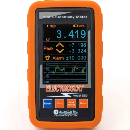 Static Electricity Meter Electrostat ES3 - AlphaLab, Inc.